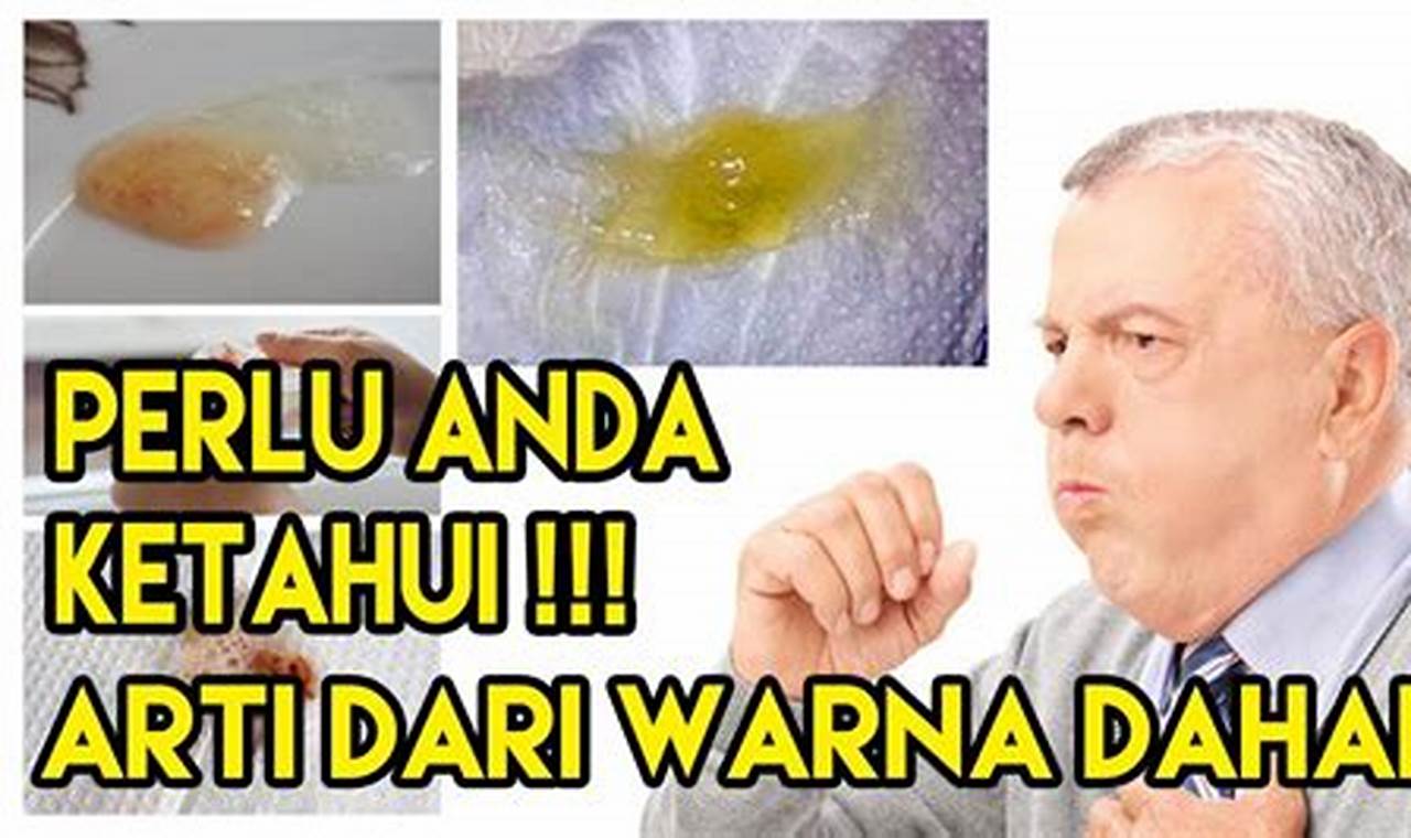Cara Mengatasi Dahak Berwarna Kuning | investigasi.id