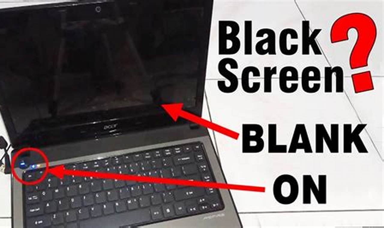 Cara Mengatasi Laptop Black Screen | investigasi.id